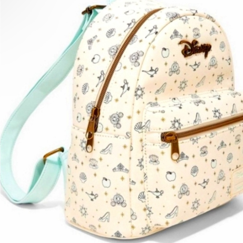 Rare!!!! Loungefly Disney Princess Icons Mini Backpac… - Gem